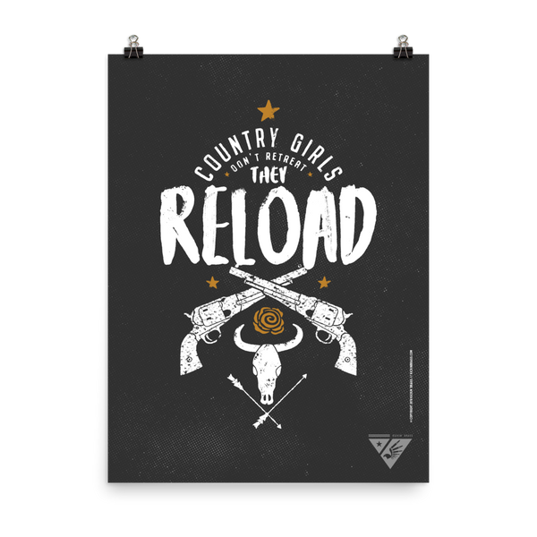 18"x24" Reload Poster – Kickin Brass