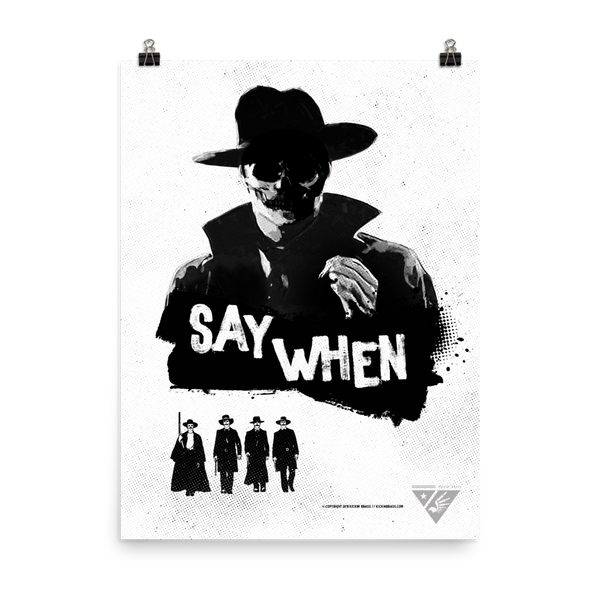 18"x24" Doc Holliday Poster – Kickin Brass